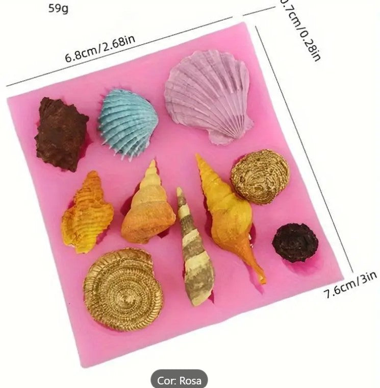 D021MS - Molde 10 Conchas – Marta Craft ®️