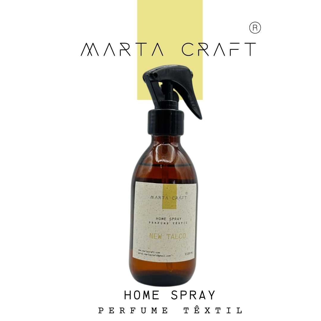 Home Spray | Perfume Têxtil - New Talco | 200 mL – Marta Craft ®️