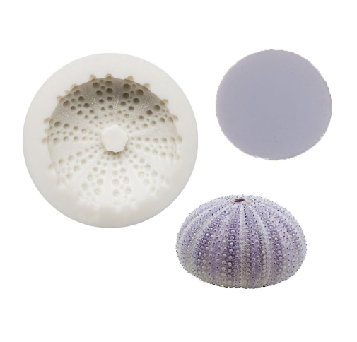 OC013MS - Molde de silicone Ouriço do Mar – Marta Craft ®️