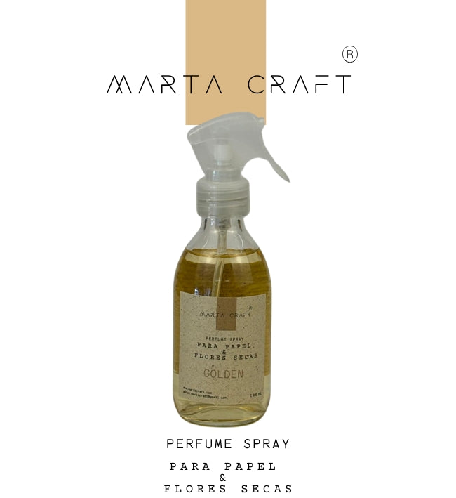 Perfume para Papel | Golden | 200mL – Marta Craft ®️