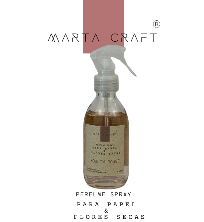 Perfume para Papel | Moulin Rouge | 200mL – Marta Craft ®️