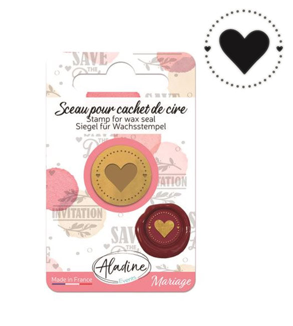 SINETE CORAÇÃO PARA CARIMBO ALADINE – Marta Craft ®️