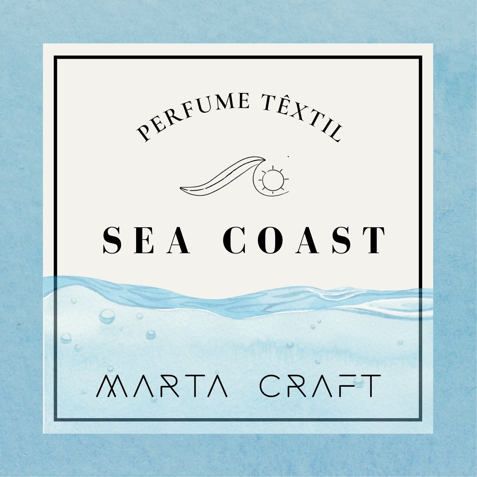 Perfume Têxtil - Sea Coast - Amostra 5 mL – Marta Craft ®️